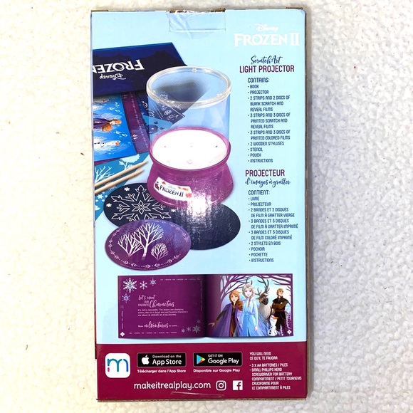 Disney | Toys | New Disneys Frozen 2 Scratch Art Light Projector | Poshmark